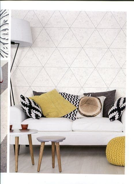 Restored Modern Rustic Wallpaper Polished Concrete 2540-24015 By A ...